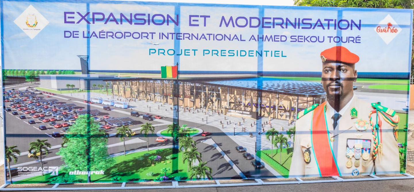 Guinée/Transport: Travaux d'expansion de l'aéroport Ahmed Sékou Touré - AGP GUINEE