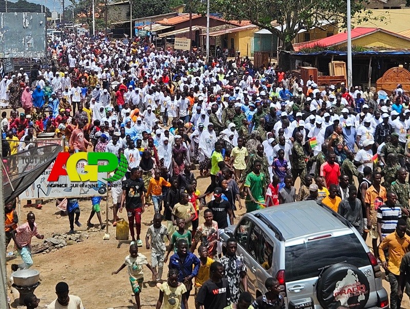 Kissidougou : La population fortement mobilisée pour soutenir la ...