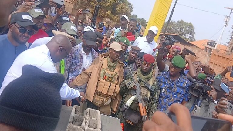 Kissidougou: Le gouvernement lance les travaux de construction de la ...