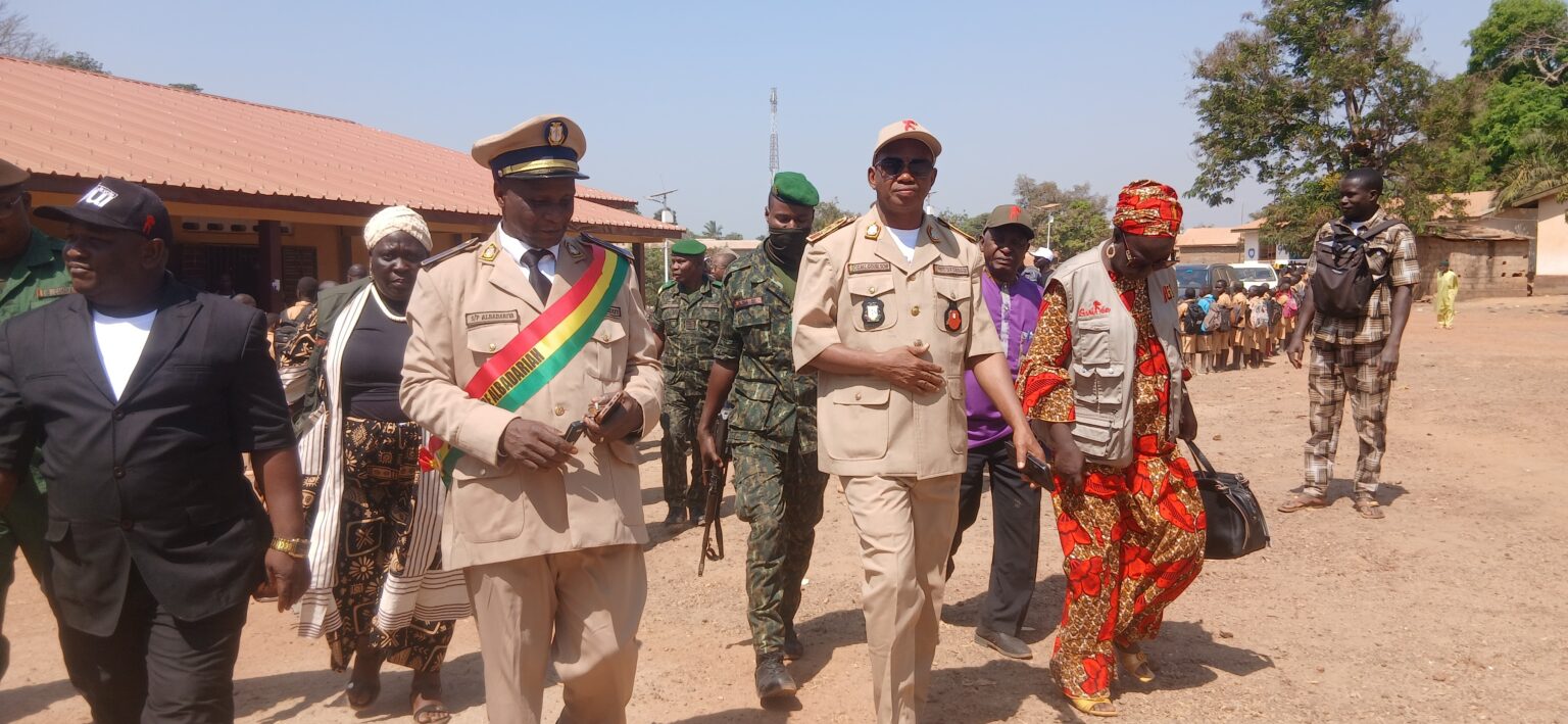 Kissidougou : Le préfet Mamadou Lamine Gouby Sow entame une immersion ...
